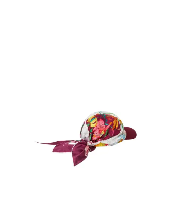 Gucci Printed Silk Baseball Cap - Multicolor