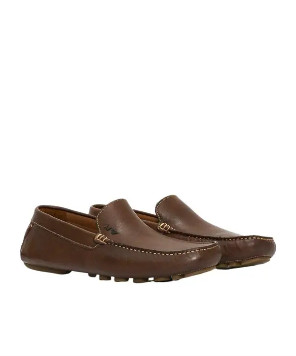 Emporio Armani Business Casual Loafers - Green