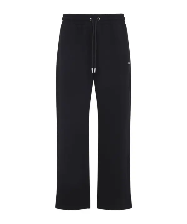 Off-White Logo Embroidered Drawstring Pants