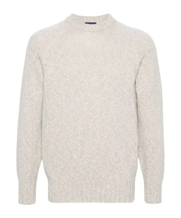 DRUMOHR Crew Neck Knit Sweater With Ribbed Cuffs And Hem - Multi