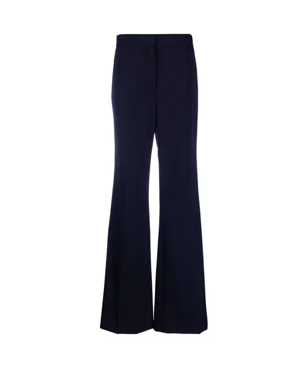 Stella McCartney High Waist Flared Trousers - Black