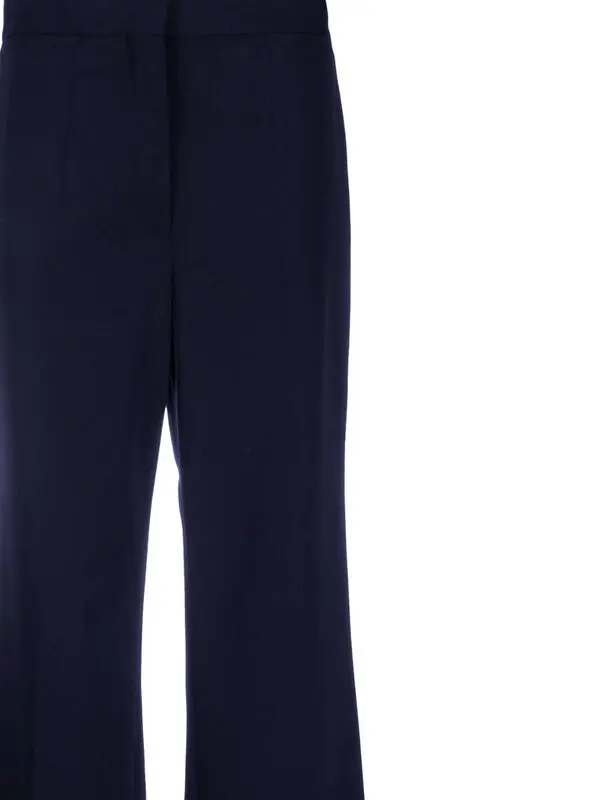 Stella McCartney High Waist Flared Trousers - Black