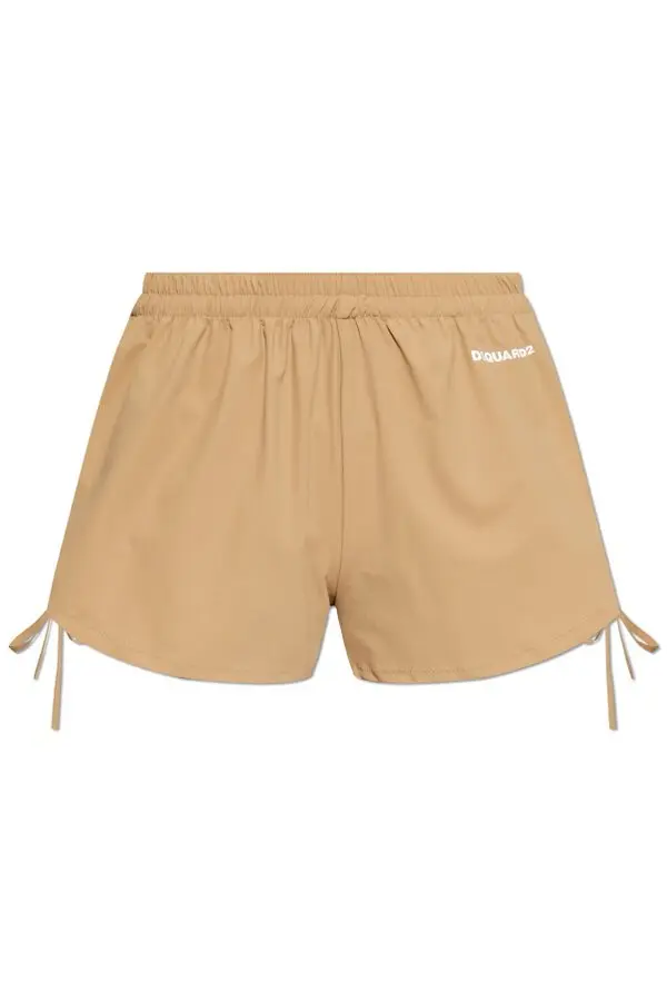 Dsquared2 Elastic Waist Shorts - Nude
