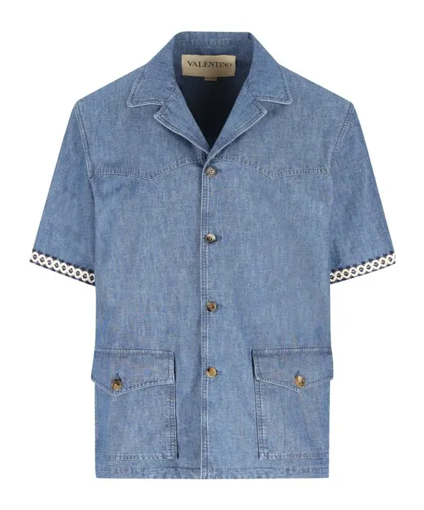 Valentino Garavani Button-up Denim Shirt