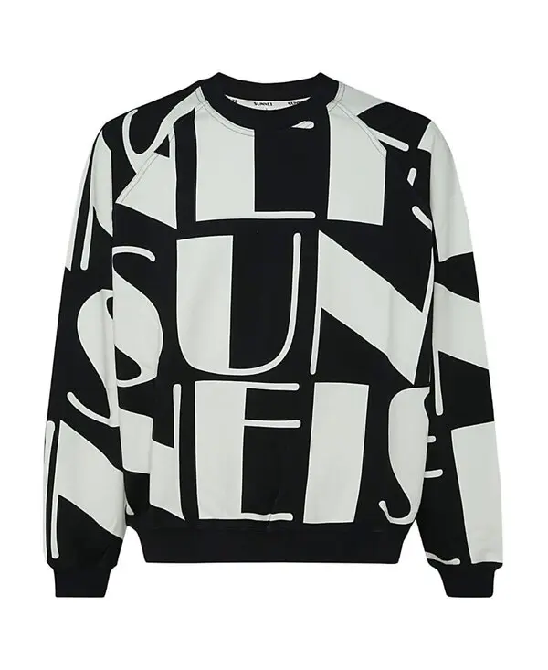 Sunnei Printed Round Neck Sweater