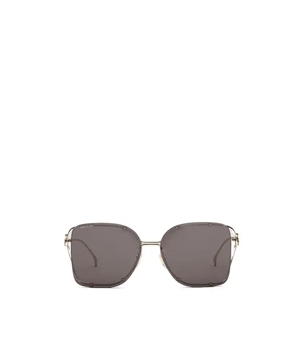Gucci Square Frame Sunglasses - Gray