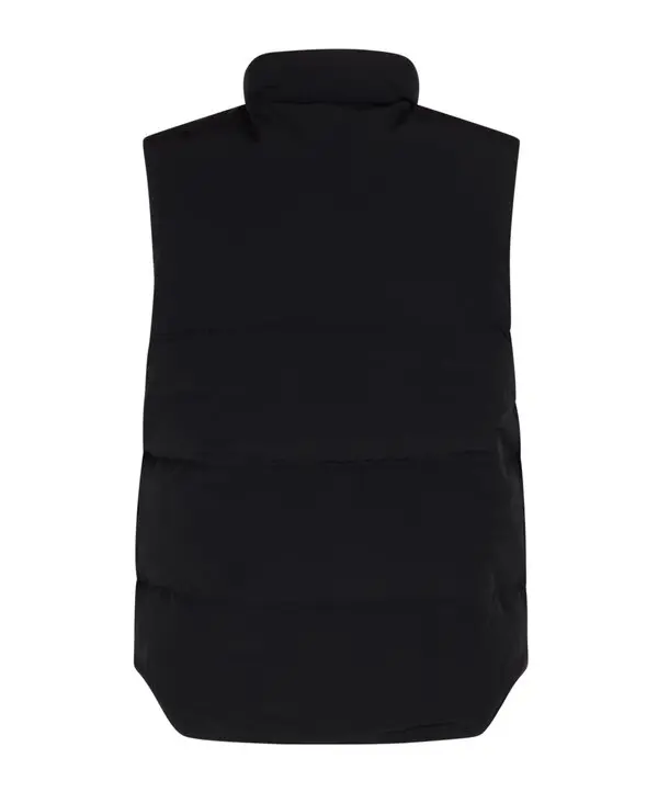Canada Goose Sleeveless Quilted Vest With Logo Patch - Black