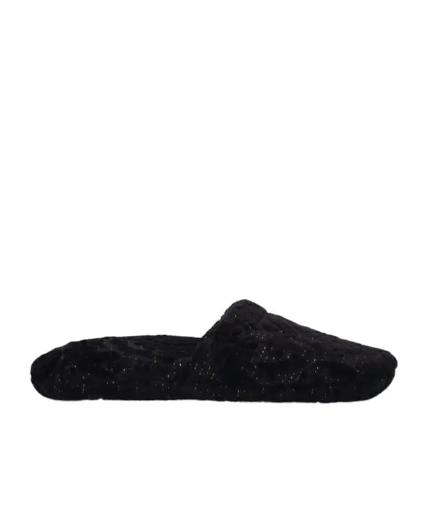 Versace Round Toe Flat Slippers