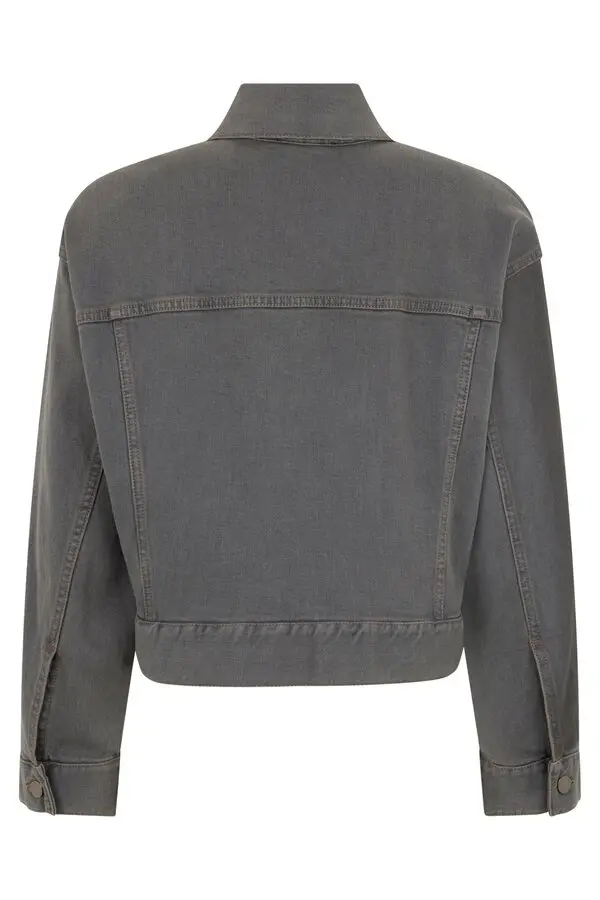 Peserico Cropped Denim Jacket