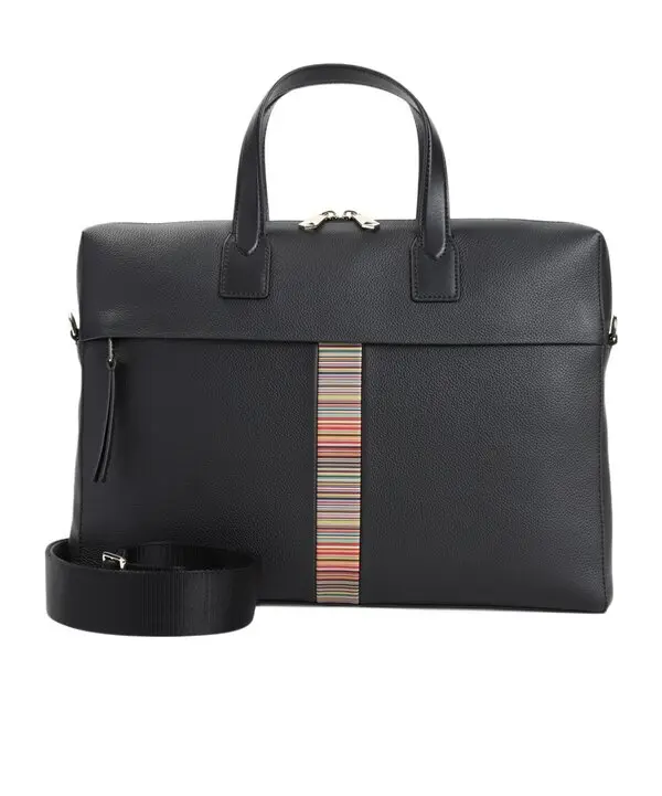 Paul Smith Signature Stripe Trim Folio - Black