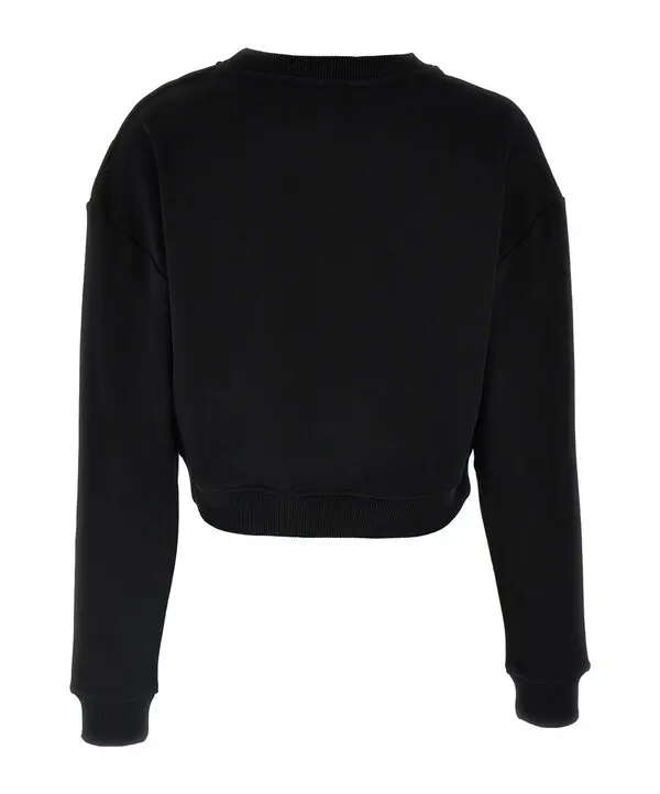 Balmain Logo Printed Sweatshirt - Black