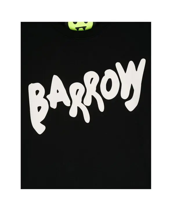 BARROW Smiley Print Cotton T-shirt