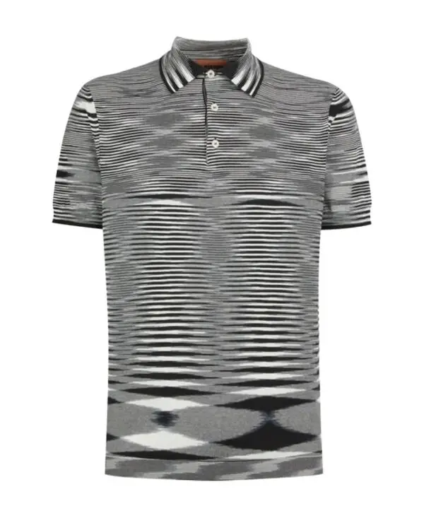 Missoni Striped Short-sleeved Polo Shirt