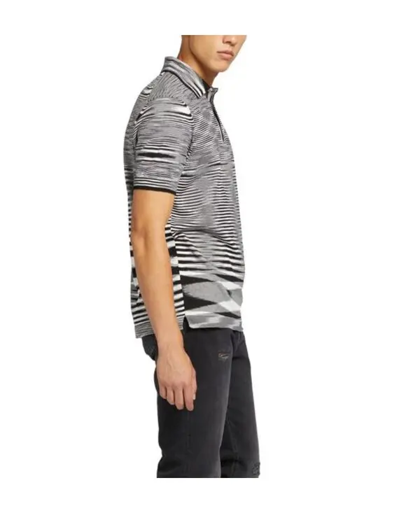 Missoni Striped Short-sleeved Polo Shirt