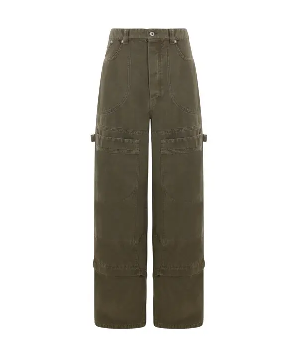 Off-White Logo Patch Straight-leg Jeans