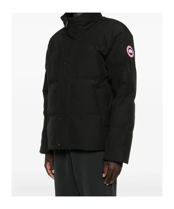 Canada Goose Bayview Down Jacket With Logo Patch