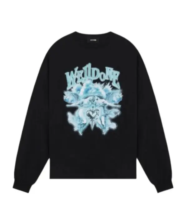 We11Done Graphic-print Sweatshirt - Black