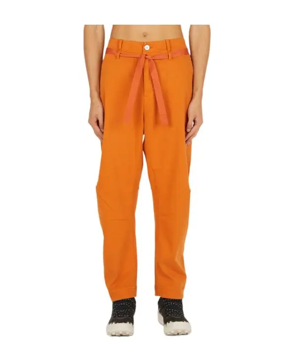 Stone Island Tie-waist Straight Leg Trousers