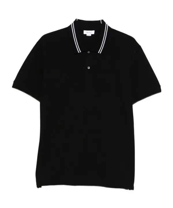 Alexander McQueen Logo Collar Short Sleeved Polo Shirt
