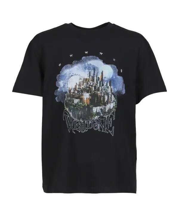 We11Done Crew Neck Short-sleeved T-shirt - Black