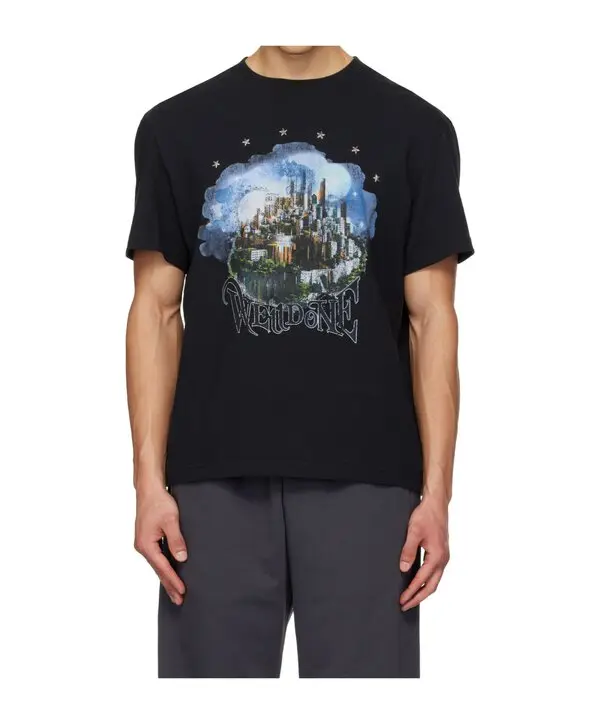 We11Done Crew Neck Short-sleeved T-shirt - Black