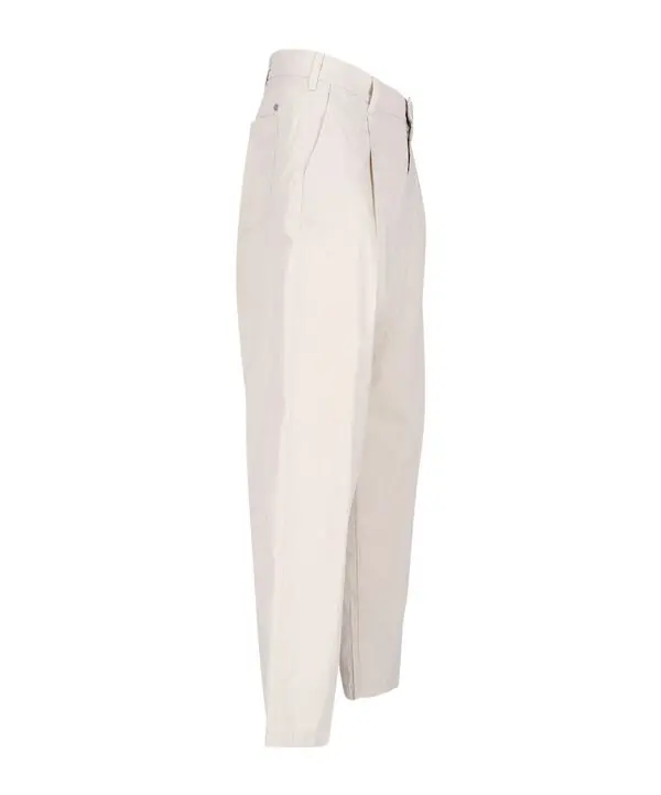 Closed Pleated Wide Leg Pants
