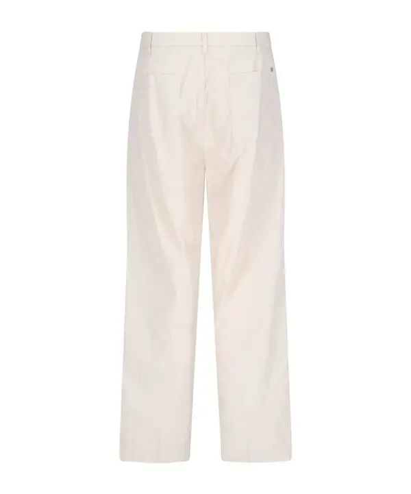 Closed Pleated Wide Leg Pants