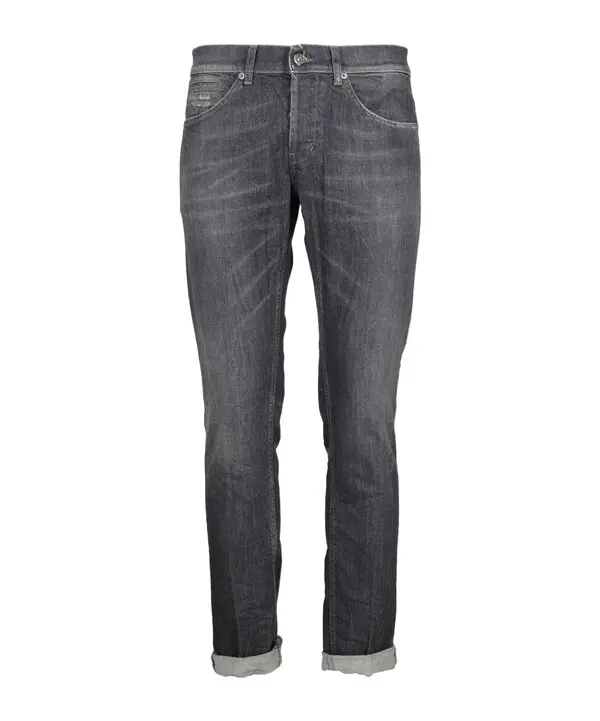 DONDUP Rolled Hem Slim Fit Pants