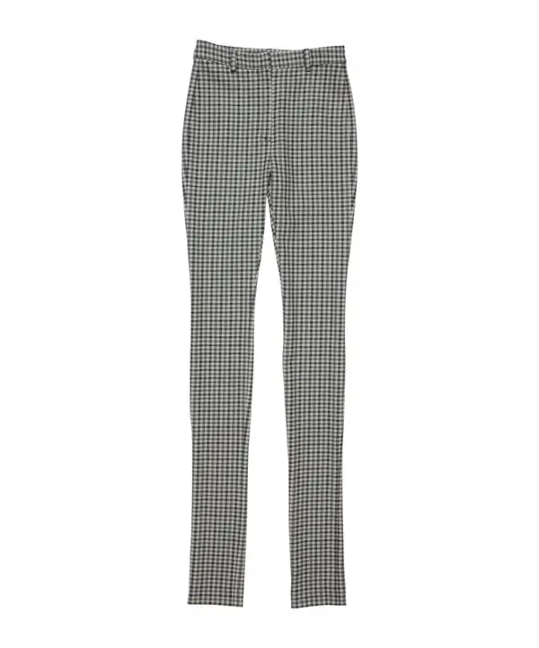 Acne Studios Gingham Check Stretch Wool Trousers