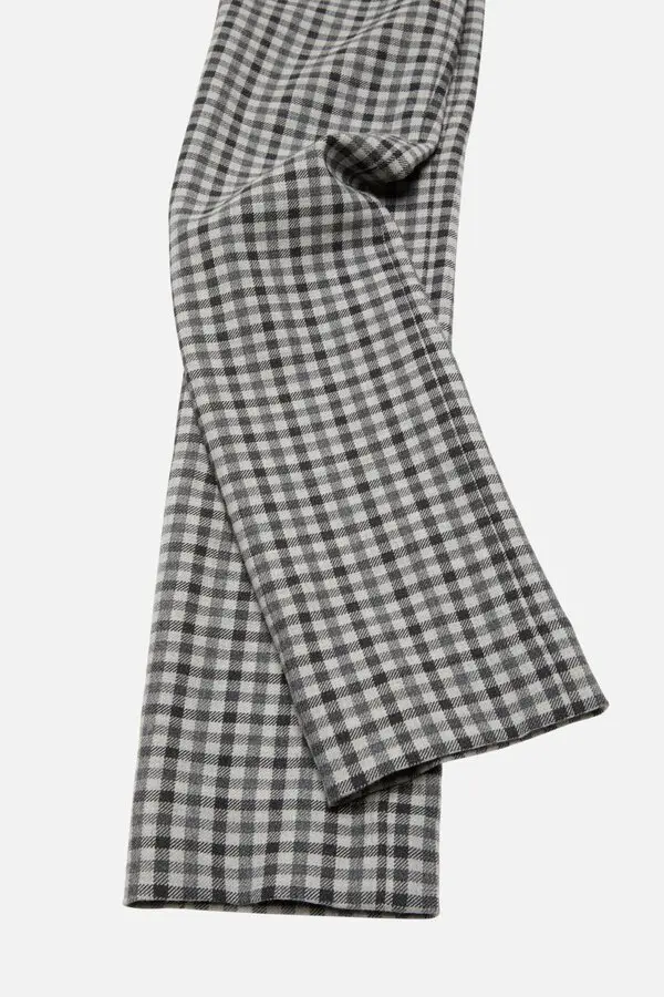 Acne Studios Gingham Check Stretch Wool Trousers