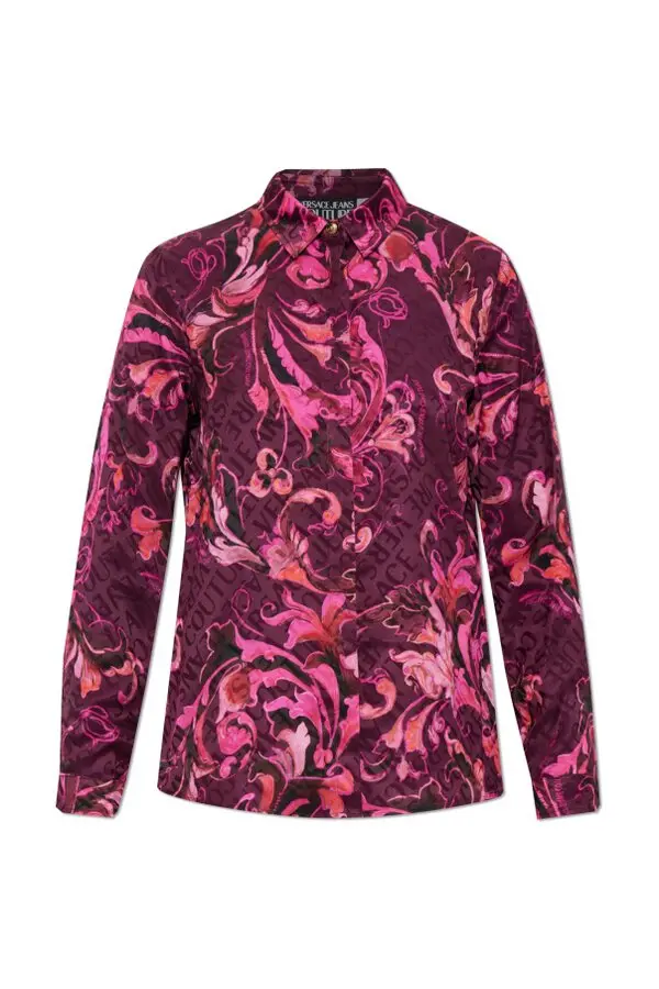 Versace Barocco Pattern Long-sleeve Shirt