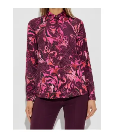 Versace Barocco Pattern Long-sleeve Shirt