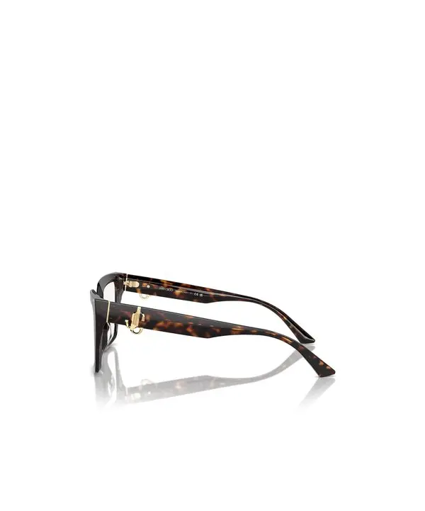 JIMMY CHOO Geometrically Framed Eyeglasses