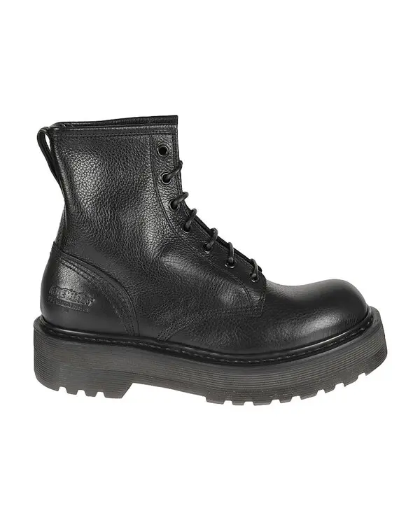 Premiata Logo Combat Boots