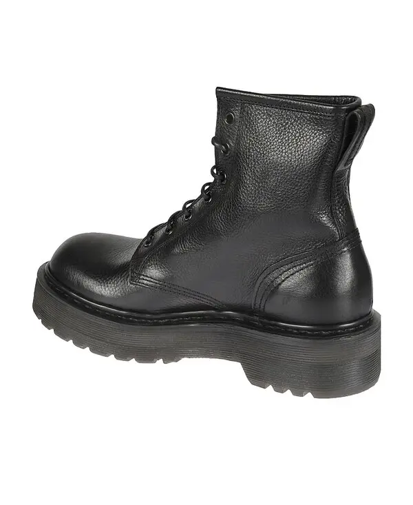 Premiata Logo Combat Boots