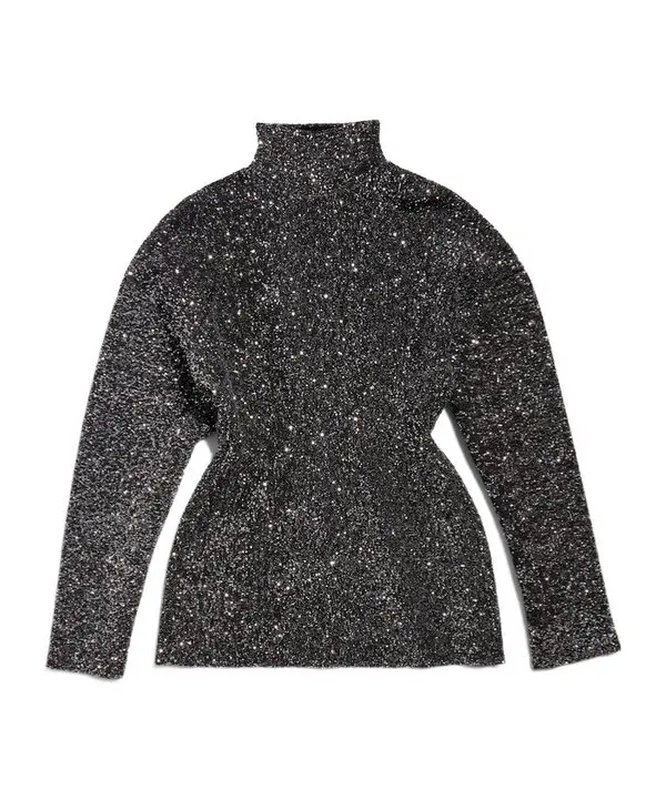 Balenciaga Paillette Engineered Hourglass Top