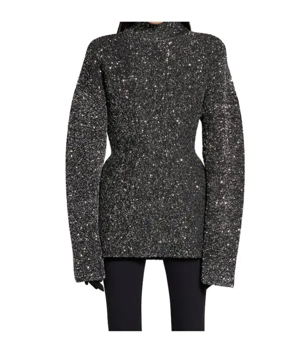 Balenciaga Paillette Engineered Hourglass Top