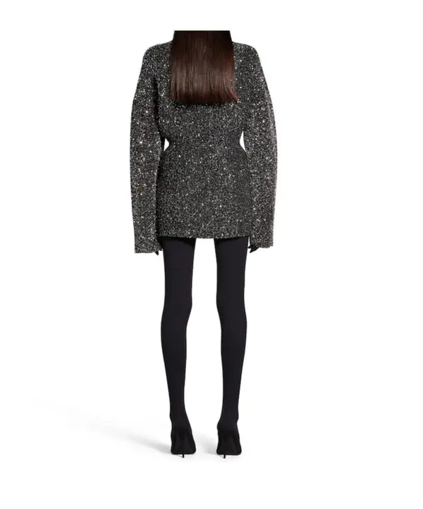 Balenciaga Paillette Engineered Hourglass Top