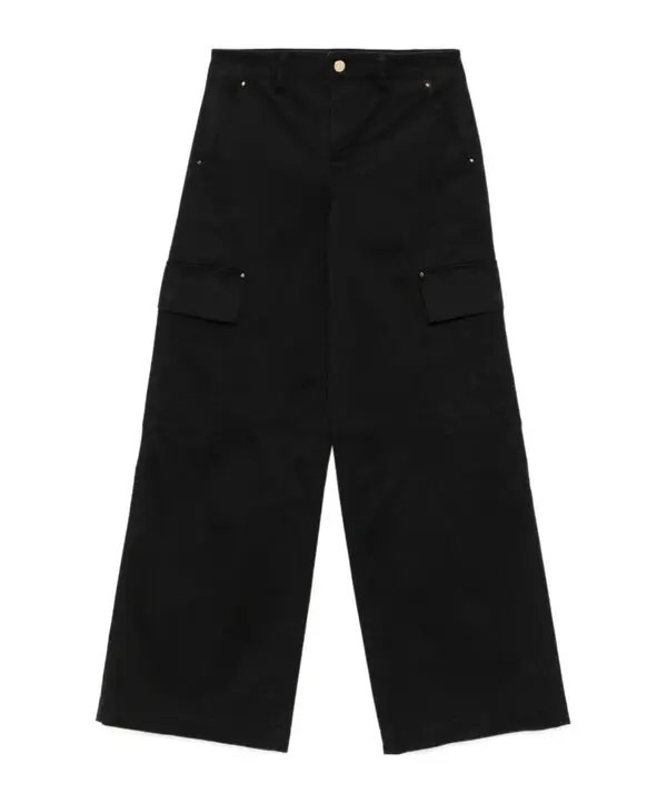 Michael Kors Wide Leg Cargo Pants - Black
