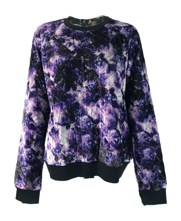 Sportmax Long-sleeved Hoodie With Tie-dye Details
