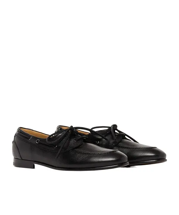 SCAROSSO Ginevro Lace-up Loafers