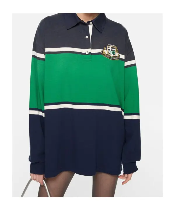 Acne Studios Long Sleeve Polo Dress