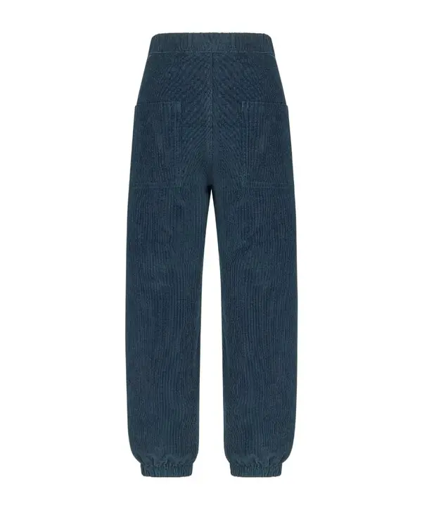 Dior Elastic Waist Casual Pants With Logo Detail