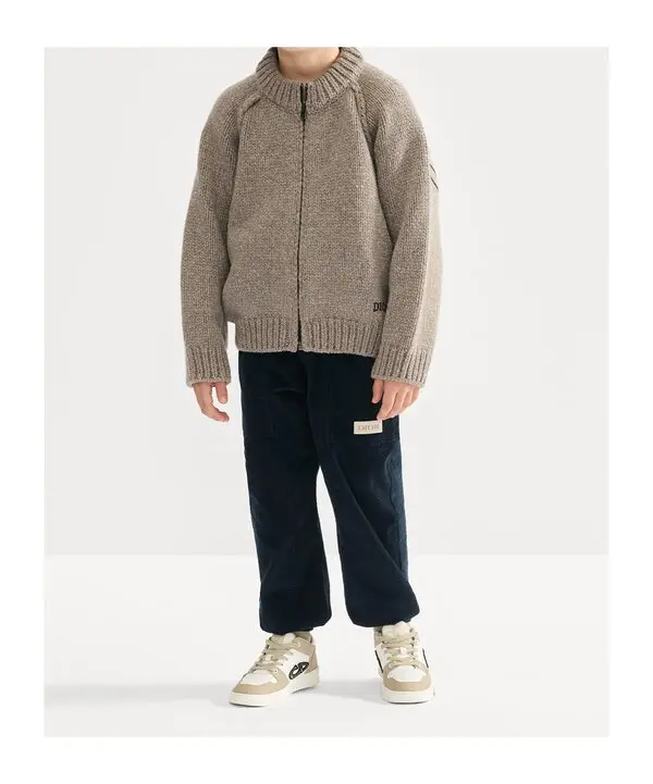 Dior Elastic Waist Casual Pants With Logo Detail