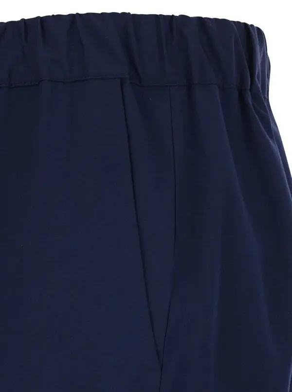 SEMICOUTURE Buddy Drawstring Waist Pants - Blue