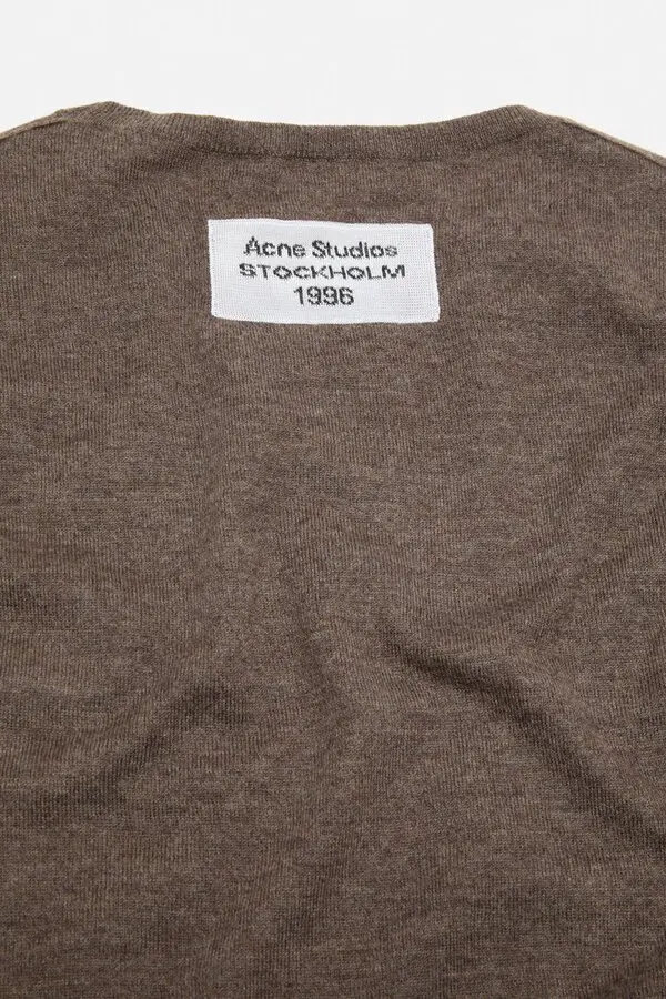 Acne Studios Logo Patch Crewneck Jumper