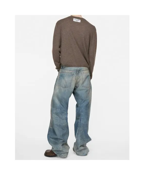 Acne Studios Logo Patch Crewneck Jumper