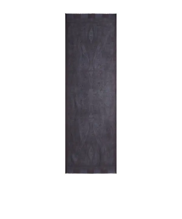 Etro Paisley Jacquard Frayed Edge Scarf - Black