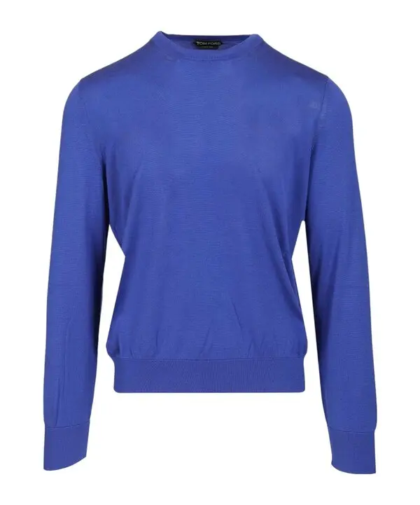 TOM FORD Crewneck Long-sleeved Pullover With Ribbed Trim