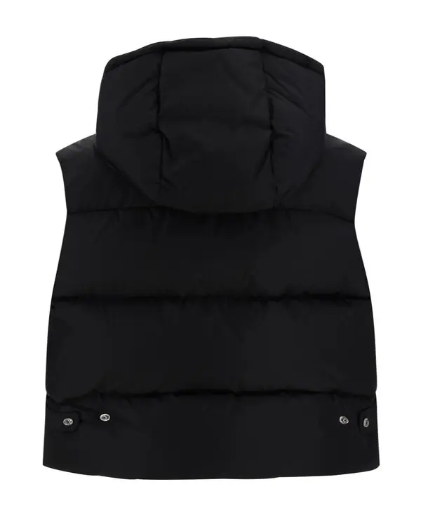 Dsquared2 Sleeveless Puffer Gilet With Logo Detail